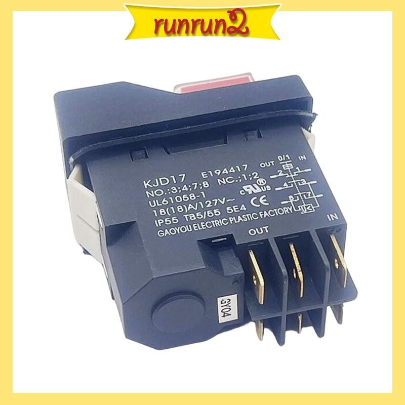 RUN Long Service 127V 18A 6 Pin Electromagnetic Push Button ...