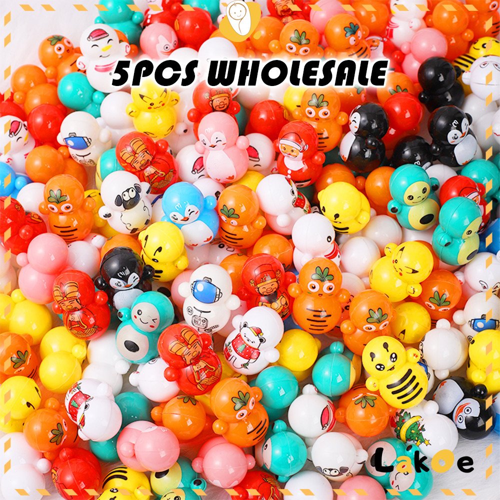 Lakoe 5Pcs Shaking Tumbler Toys Cute Mini Tumbler Table Top Toys For ...