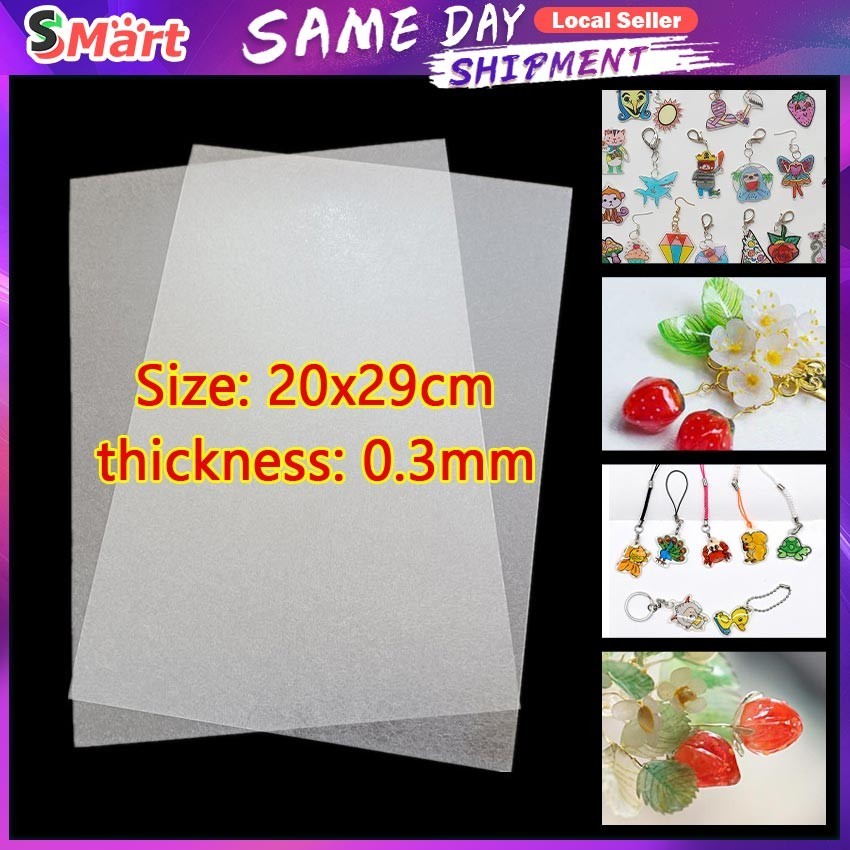 5/10Pcs Heat Shrink Plastic Sheet Shrinkles Film Paper Printable ...