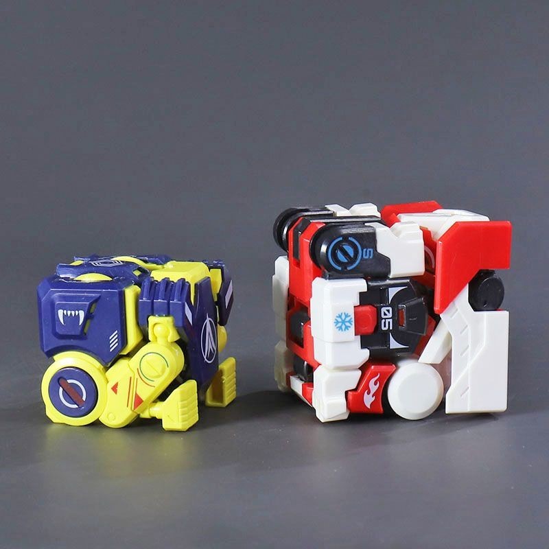 Transforming Transforming Dinosaur Toy Children's Cube Mecha Dragon Boy ...