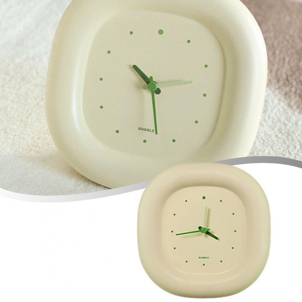 Clock Battery Powered Bubble Clock Bedroom Novel Design Silent Desktop ...