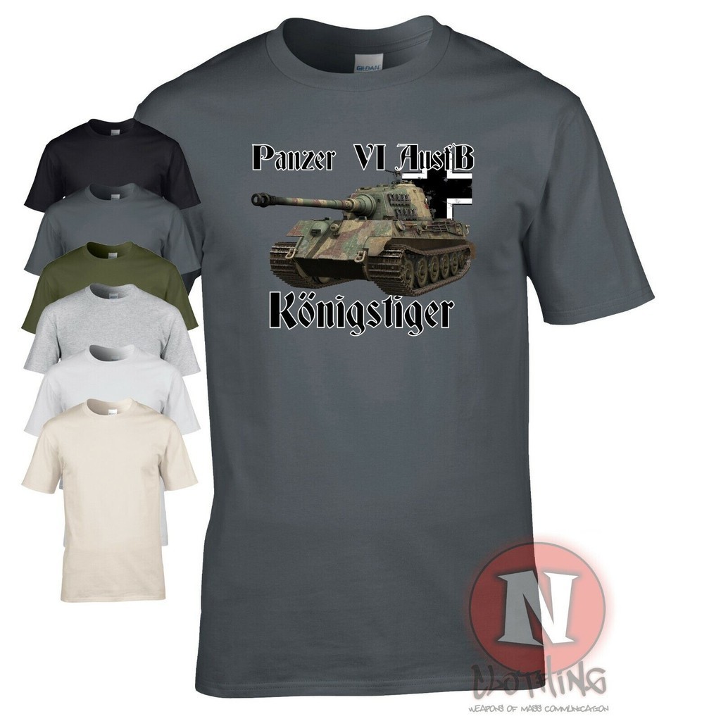 Panzer 6b KonigsTiger tank WW2 German military T-shirt World of war ...