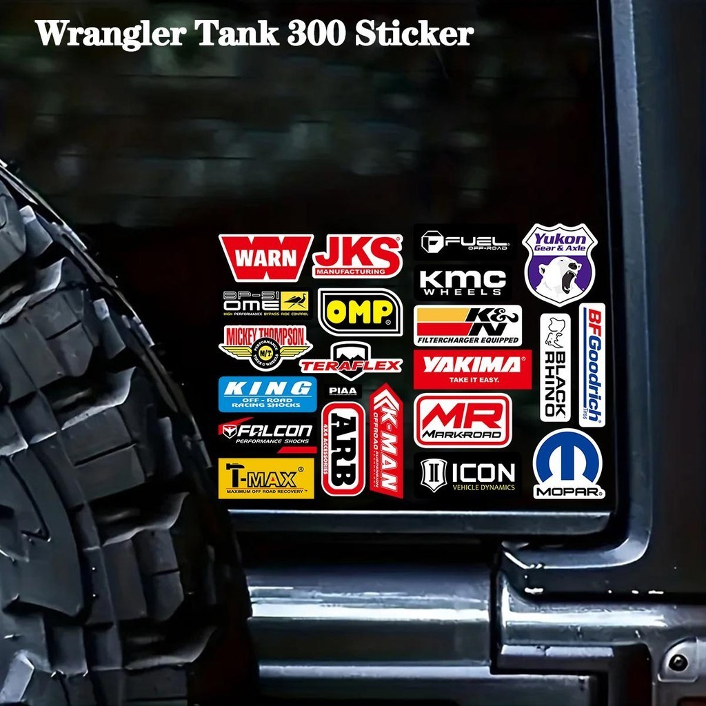 Wrangler Tank 300 FOX ARB TJM WARN OMP MR Off Road Car Decoration ...