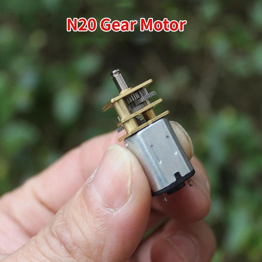 DC 3V 5V 6V 38RPM-76RPM N20 Mini Micro Metal Gear Motor with Gearwheel ...