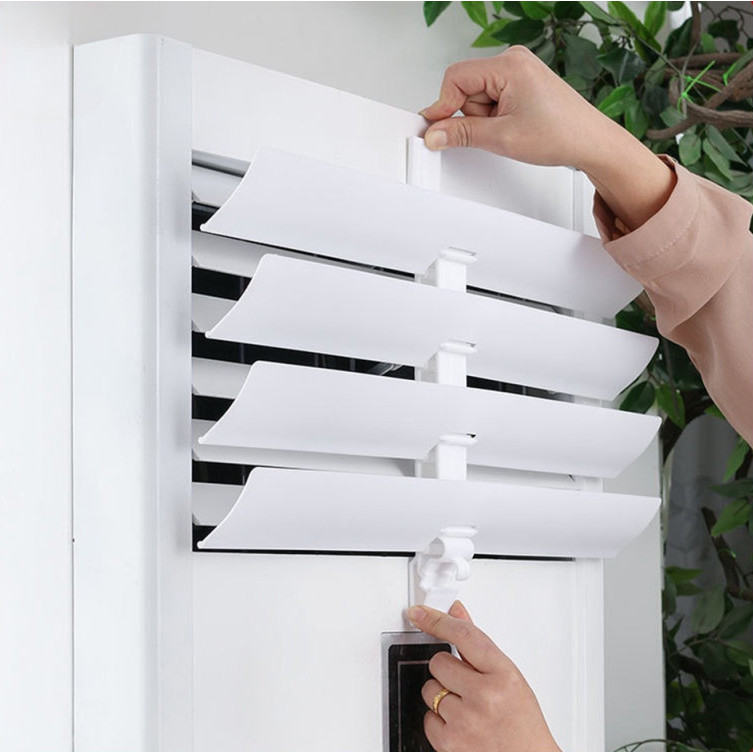 Adhesive Vertical Air Conditioner Wind Deflector Anti Straight Wind ...