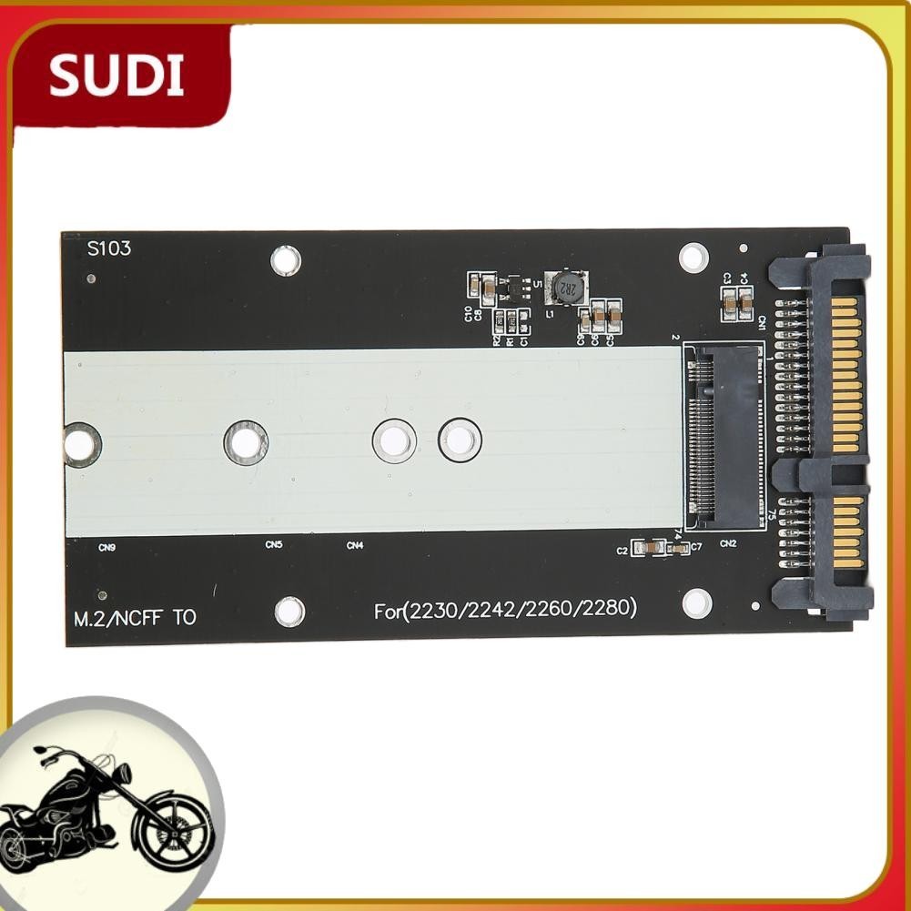 Sudi M.2 NGFF to SATA III Converter Adapter 6000MB/s Fast Transfer Mass ...