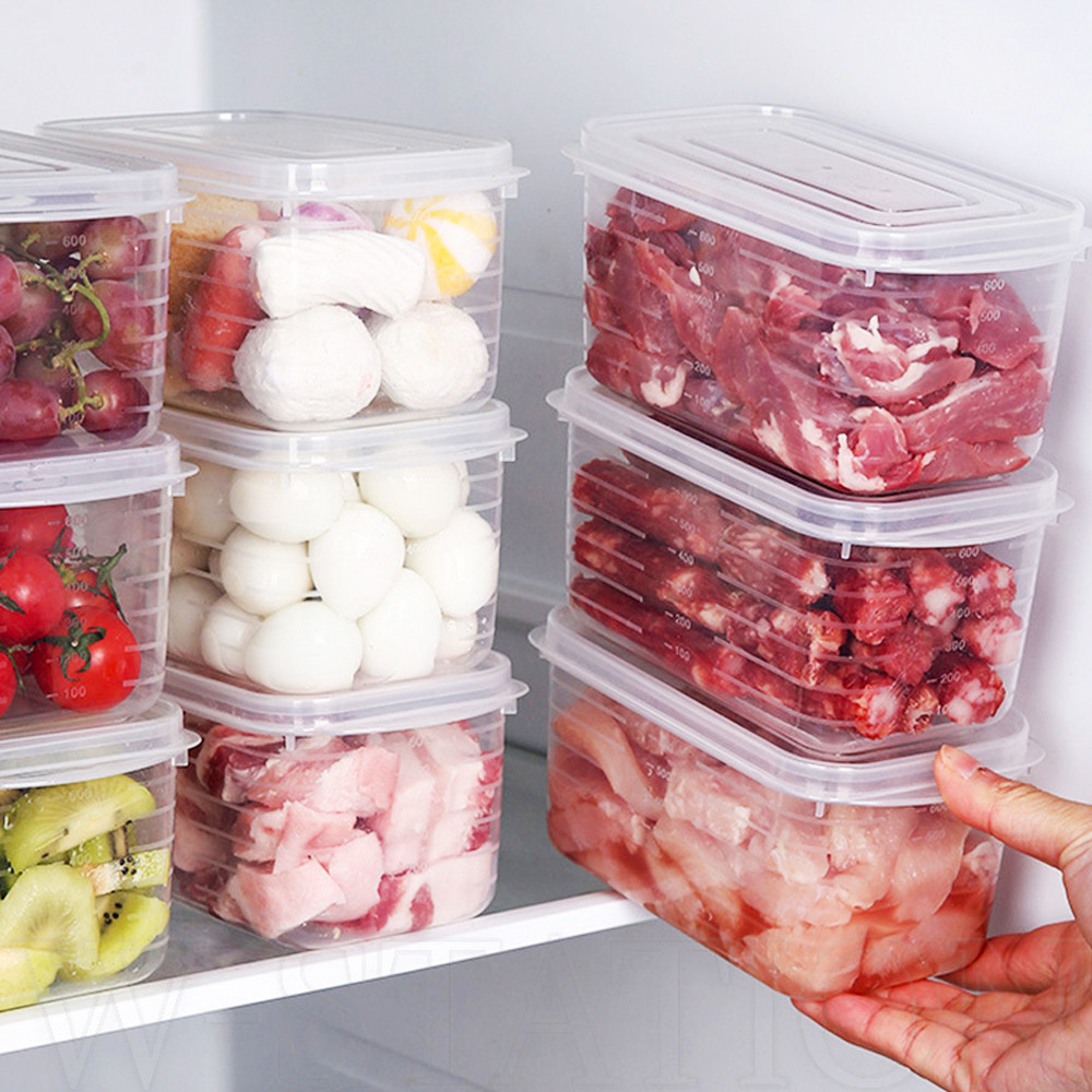 Refrigerator Food Fresh Keeping Box - Vegetable Fruit Meat ...