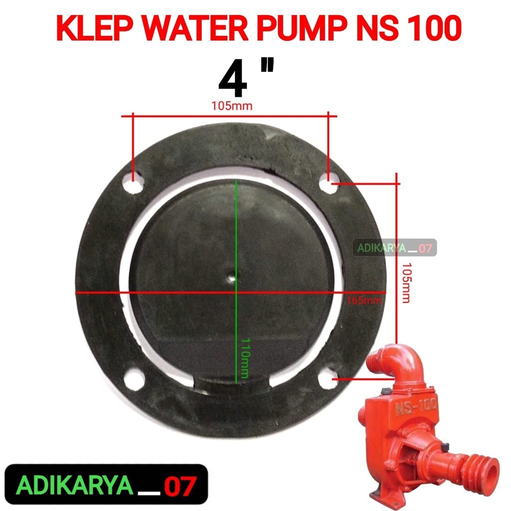 MESIN NS 100 Waterpump Tabok Valve NS100 Pump Valve Rice Field ...