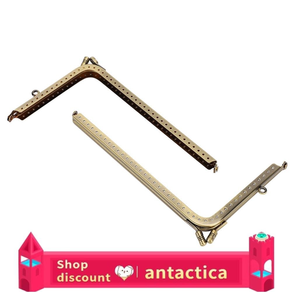 Antactica 2x Metal Purse Frame Bag Clasp Lock Tailor DIY Accessories L ...