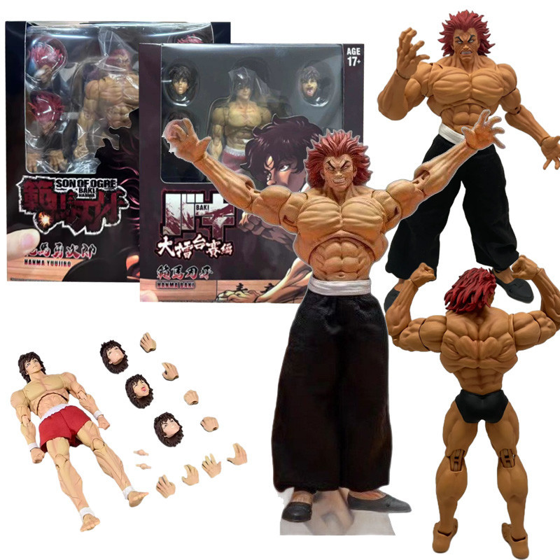 Storm Toys ST 1/12 Yujiro Hanma Baki Hanma Dolls Articulado Model ...