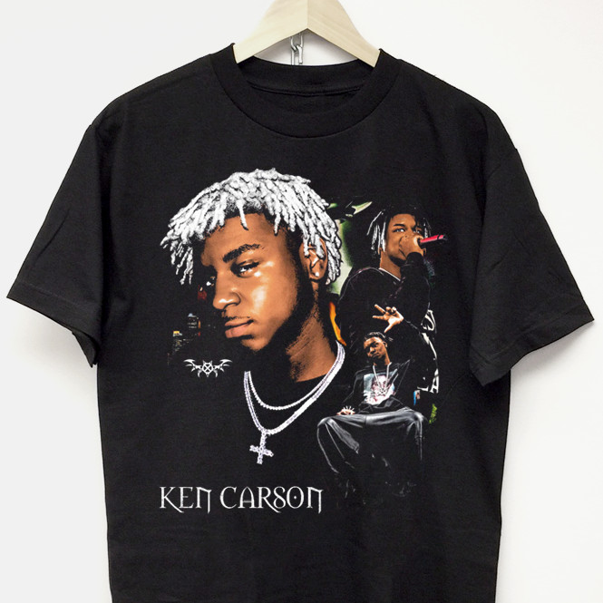 Ken Carson T-Shirt Vtg Rap Tee Playboi Carti Vlone Kanye Ftp Travis ...