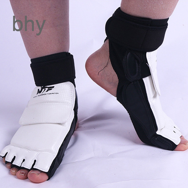 bhy Taekwondo Karate Gloves & Sparring Gear Foot Protector Set | Shopee ...