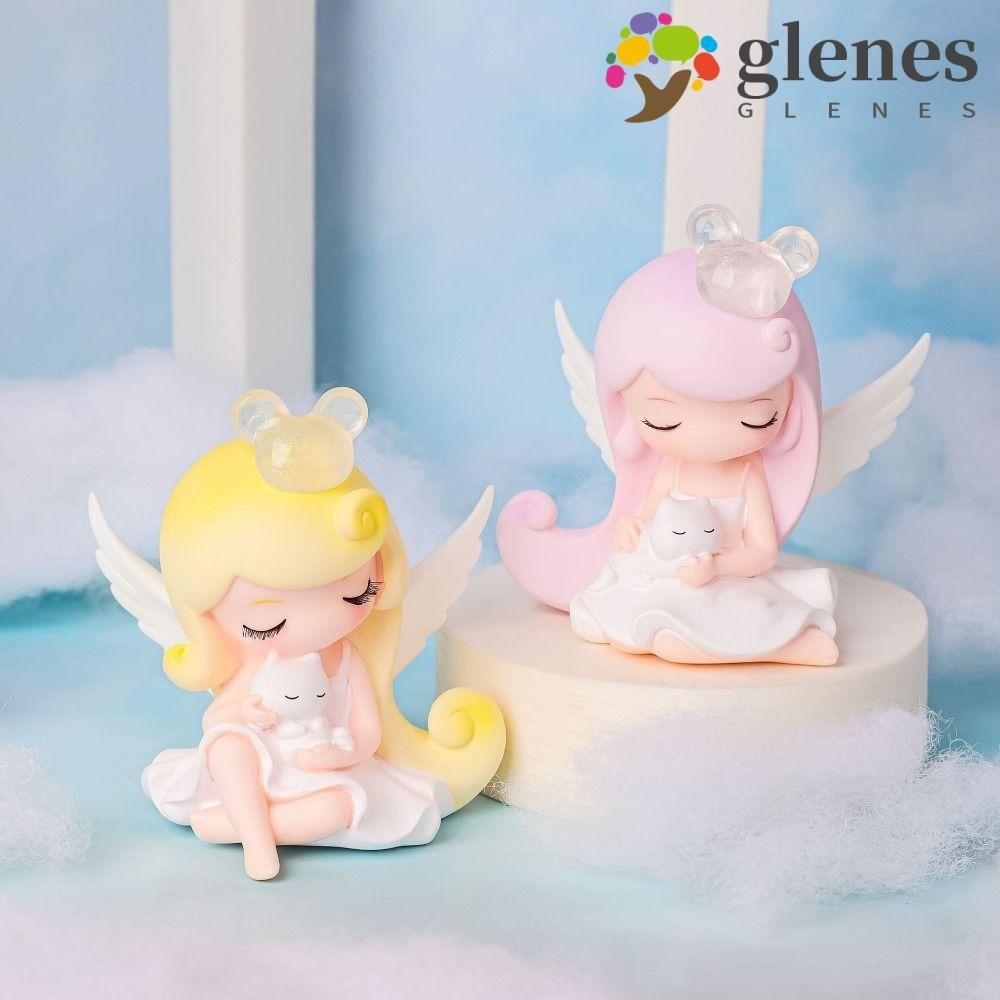 GLENES Sweet Dream Angel, Hand-held Girl Heart Sweet Angel Ornaments ...