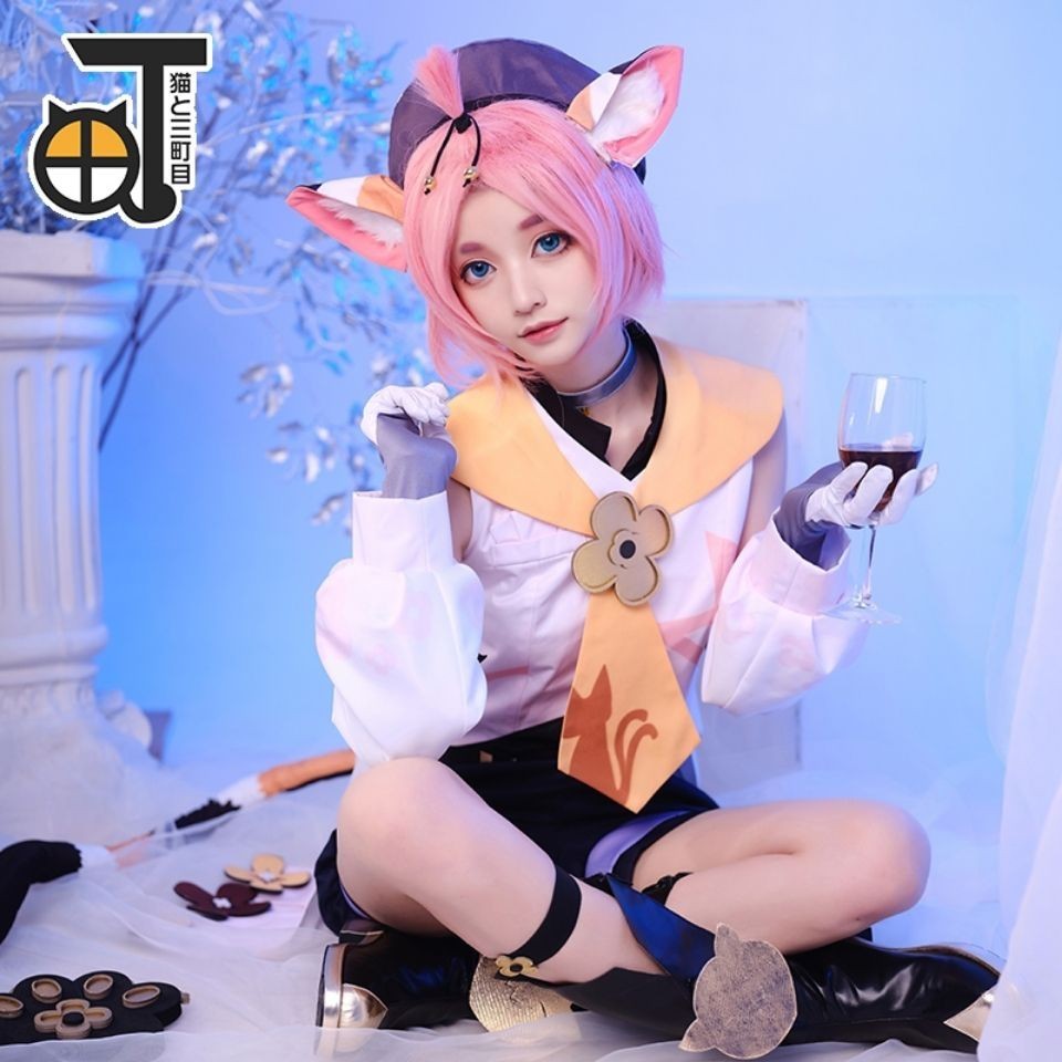 Genshin Impact cosplay costume Diona full set cosplay costume female | Shopee Philippines
