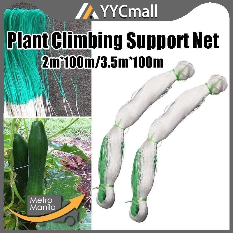 Garden Plant Support Net Trellising Net Plant Climbing Net (2*100m 3.5 ...