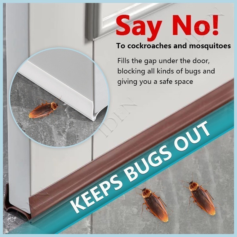 Door Gap Filler Insect-proof Under Door Draft Stopper Noise Reduction ...
