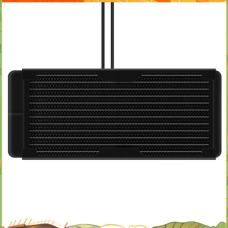 Aluminum 240mm 10 Pipe Water Cooling Cooled Row Heat Exchanger Radiator ...