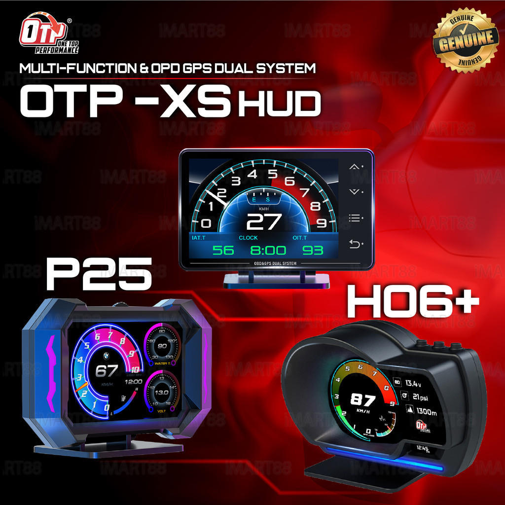 OTP-XS P25 H06+ All Car OBD2 Meter Perodua Myvi 05-10 Viva Kembara DVVT ...
