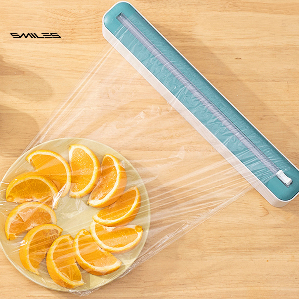smiles| Efficient Plastic Wrap Dispenser Clingfilm Dispenser with ...