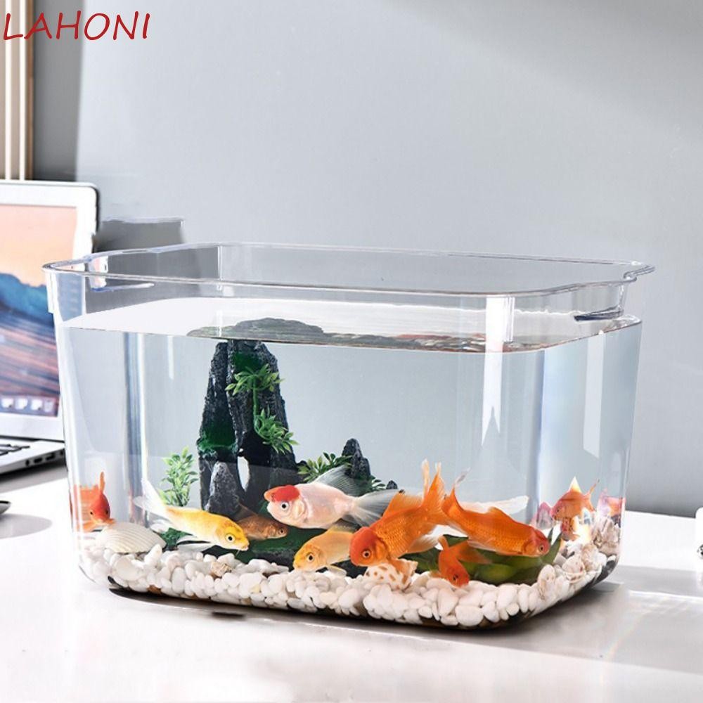 CURTES Explosion-proof Plastic Fish Tank, Fall Prevention Water Plant ...