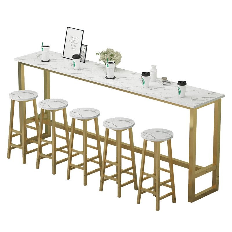 Wall Bar Counter Home Window Long Table Milk Tea Shop High Bar Table ...