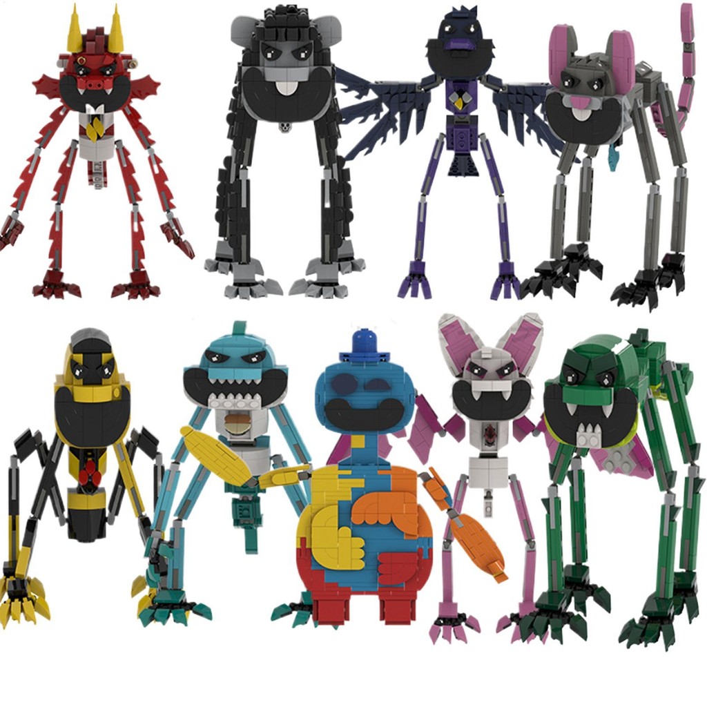 Poppy Playtime Chapter 4 Doey The Doughman / Pianosaurus / Yarnaby ...