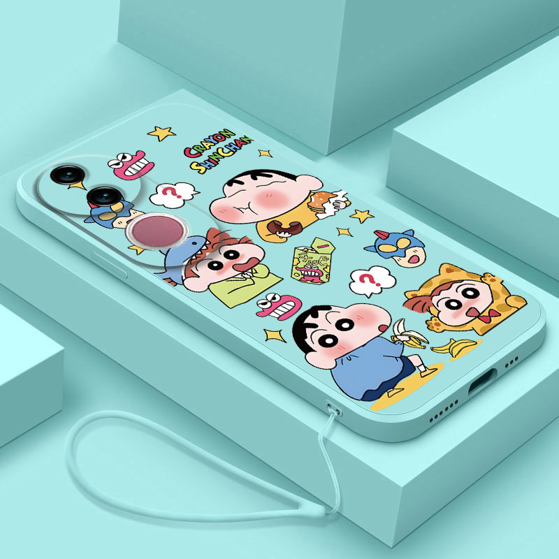 Vivo V50 5G Anime Crayon Shin-chan Soft Phone Case Matte Flexible ...