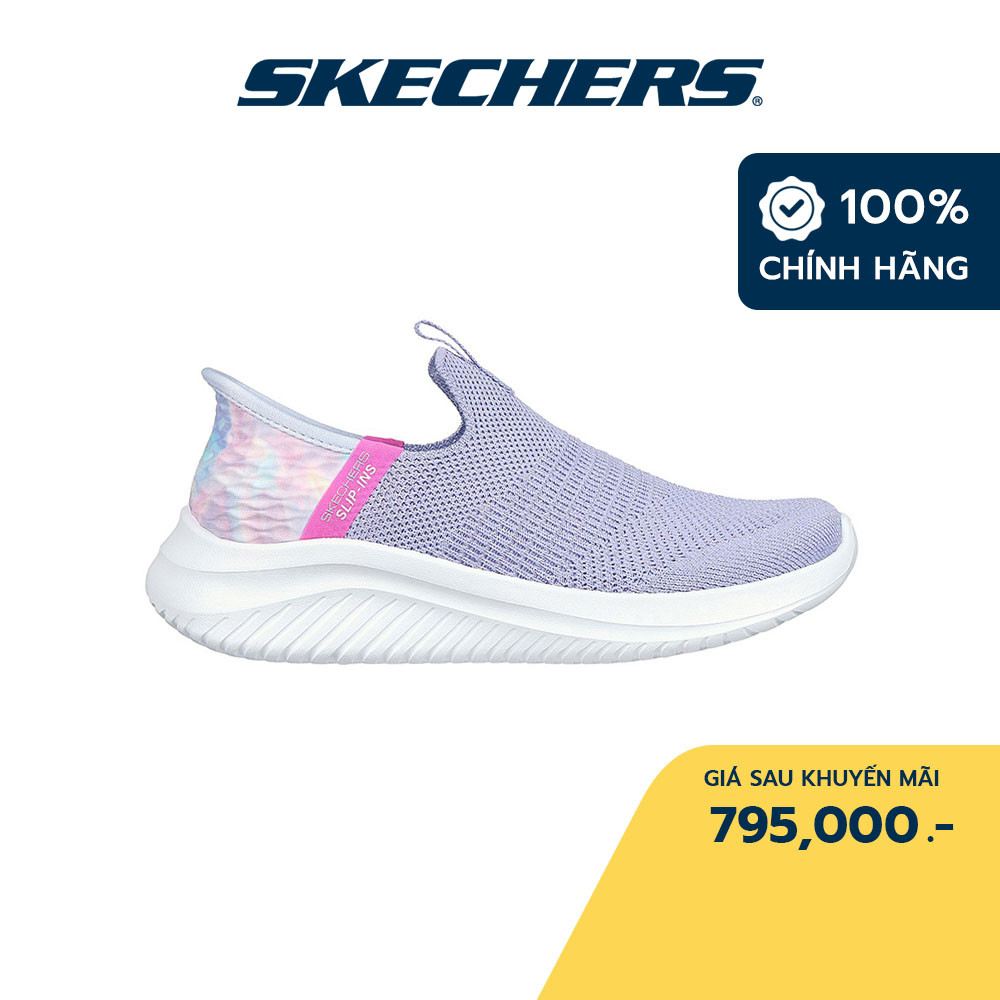 Skechers Slip-Ins Ultra Flex 3.0 Colory Wild Girls Sneakers - 303801L-lvmt Air-Cooled Memory ...