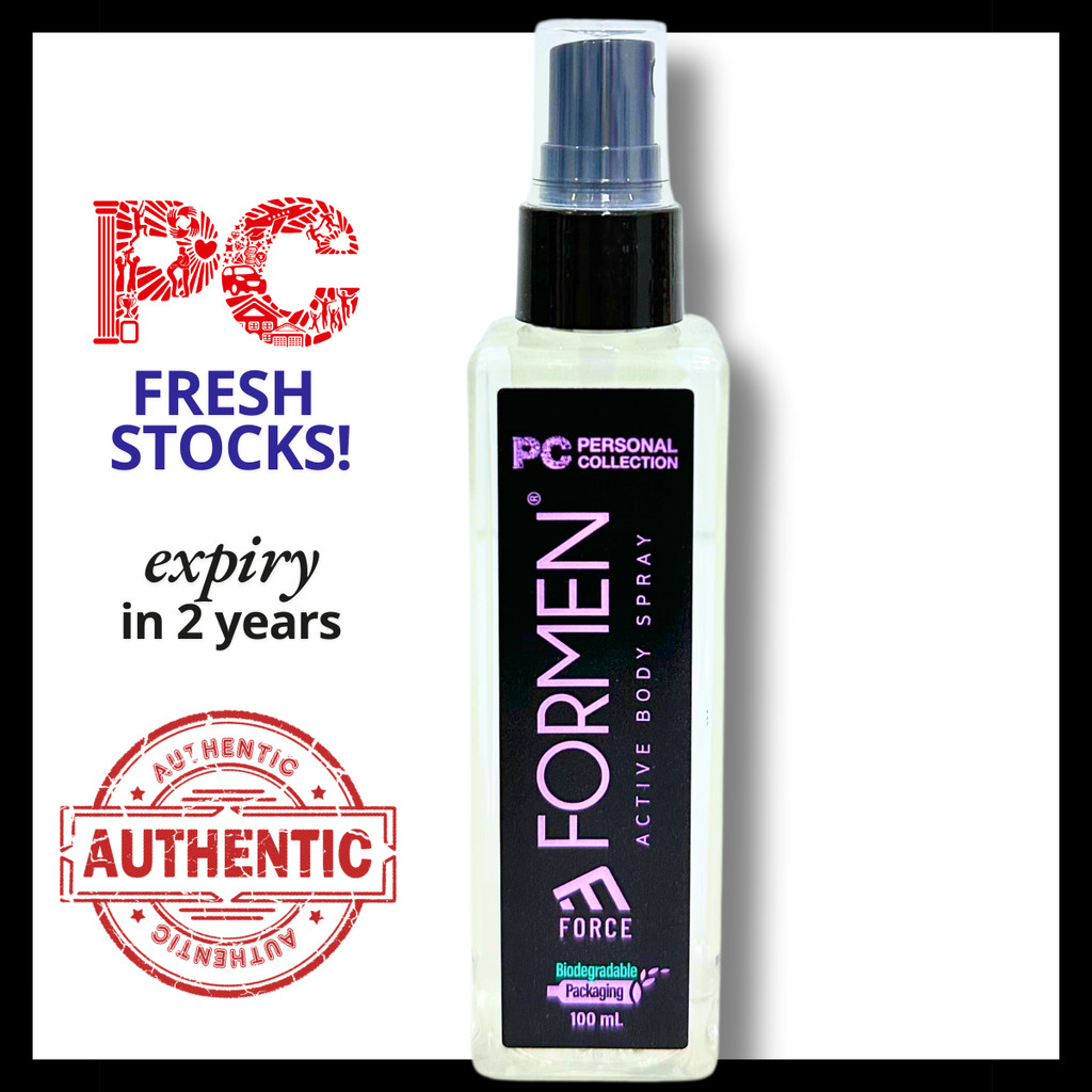 Formen Active Body Spray Force 100ml by PC Personal Collection | Shopee ...