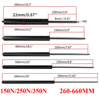 Gas Spring 150N 250N 350N 260/360/460/560/660mm Shock Absorber ...