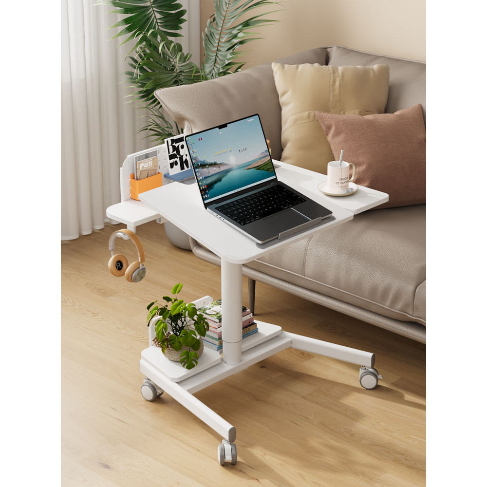 joyseeker Foldable Mobile Adjustable Study Desk Bedside Computer Desk ...