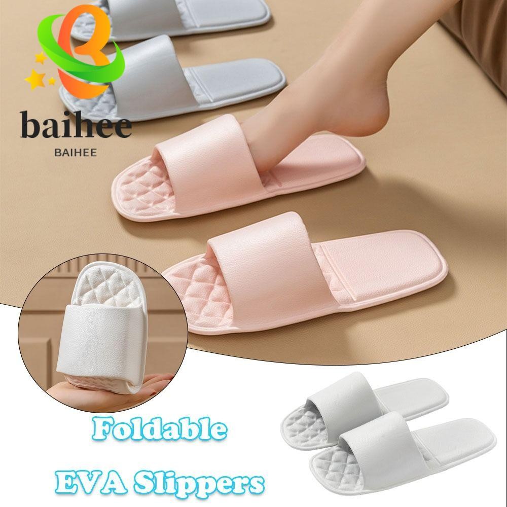 BAIHEE Travel Slippers, Lightweight Foldable Slippers, Portable Eva ...