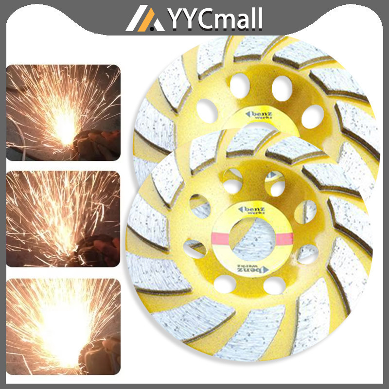4In 100mm Concrete Grinding Disc Diamond Cup Wheel Heavy Duty Angle ...