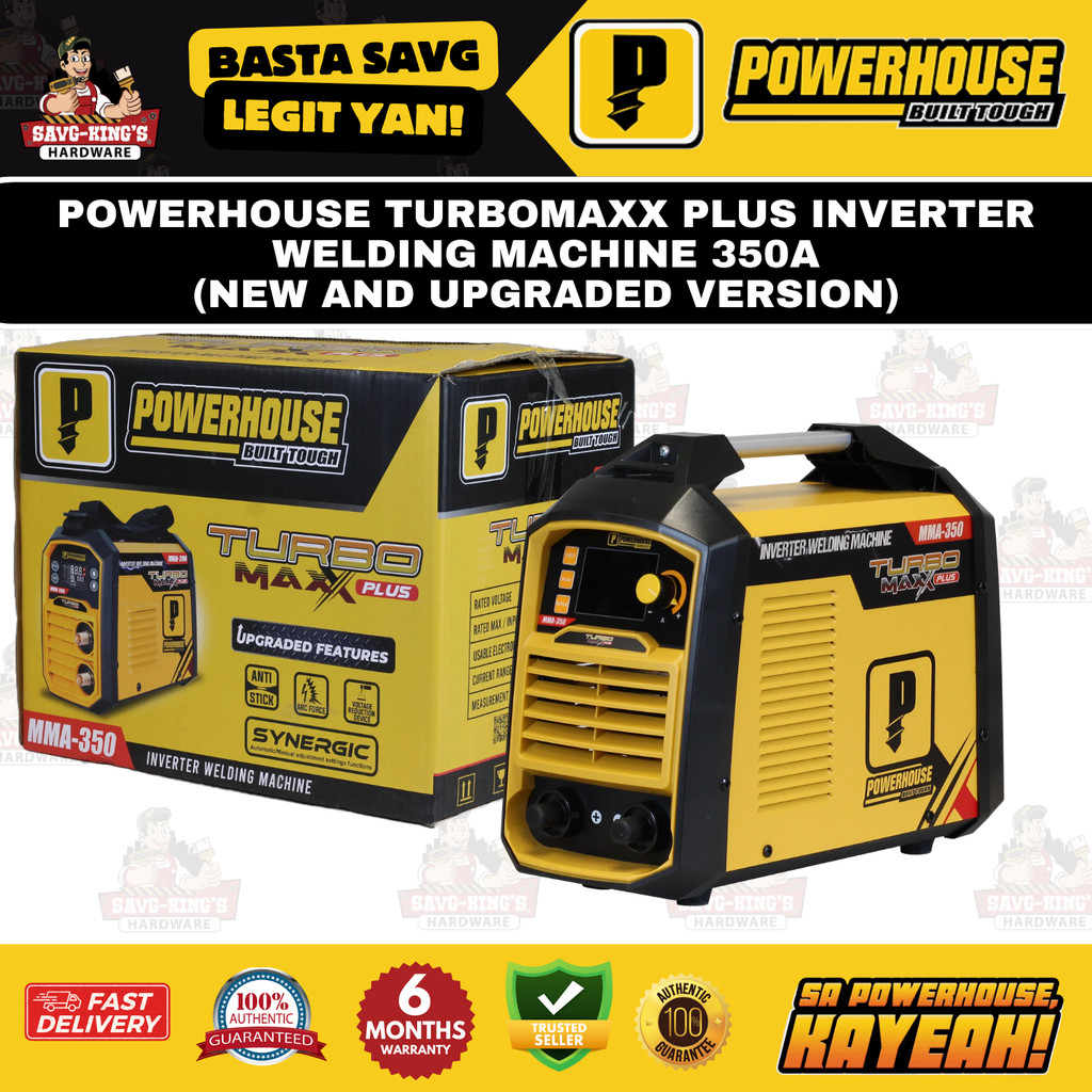 POWERHOUSE TURBOMAXX PLUS INVERTER WELDING MACHINE 350A (NEW AND ...
