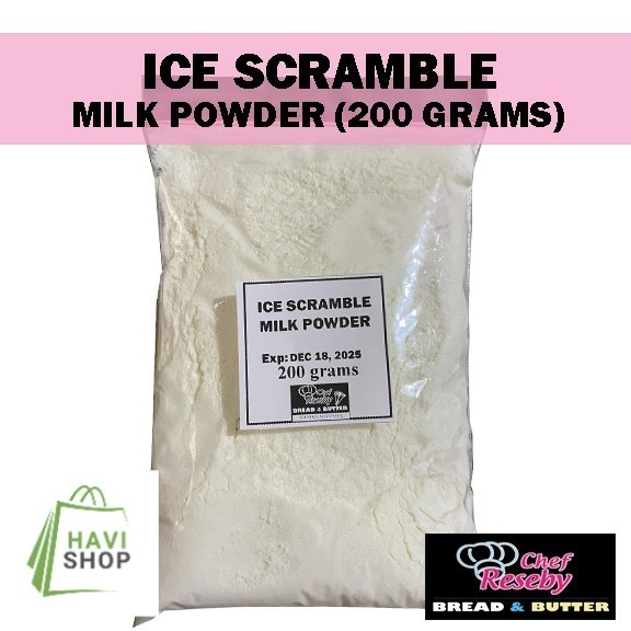 SCRAMBLE MILK POWDER TOPPINGS 25g 50g 100g HAVI SHOP | Shopee Philippines