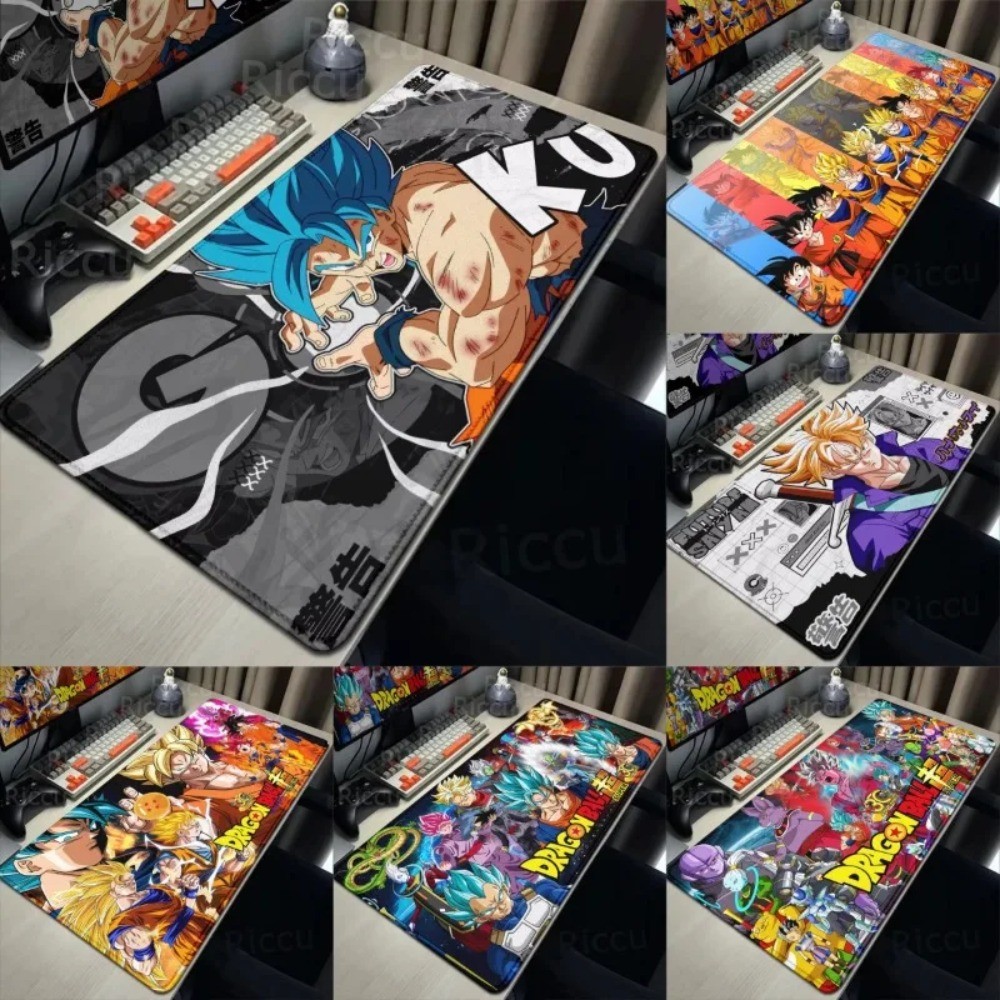 Goku Dragon Ball Anime Mouse Pad XXL Gaming Desk Mat for Keyboard Mice ...