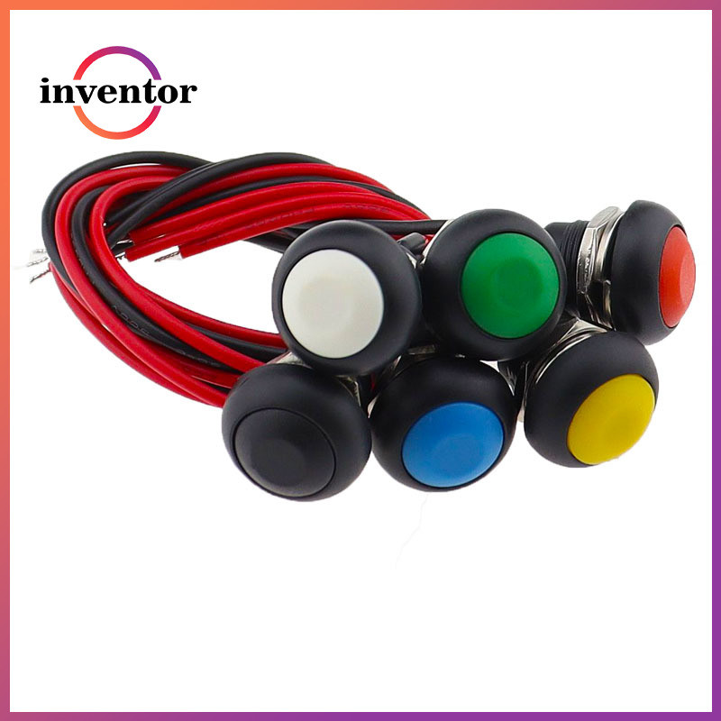 12mm PBS-33B Waterproof Momentary ON OFF Push Button Swithch Mini Round ...