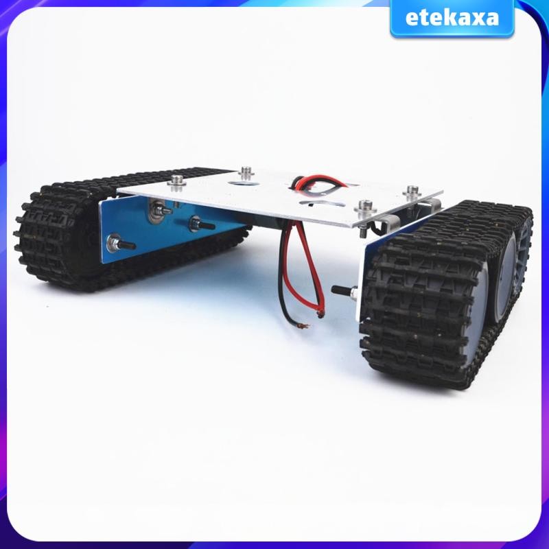 [Etekaxa] RC Robot Tank Chassis Track with 33GB-520 Motor Tank Aluminum ...