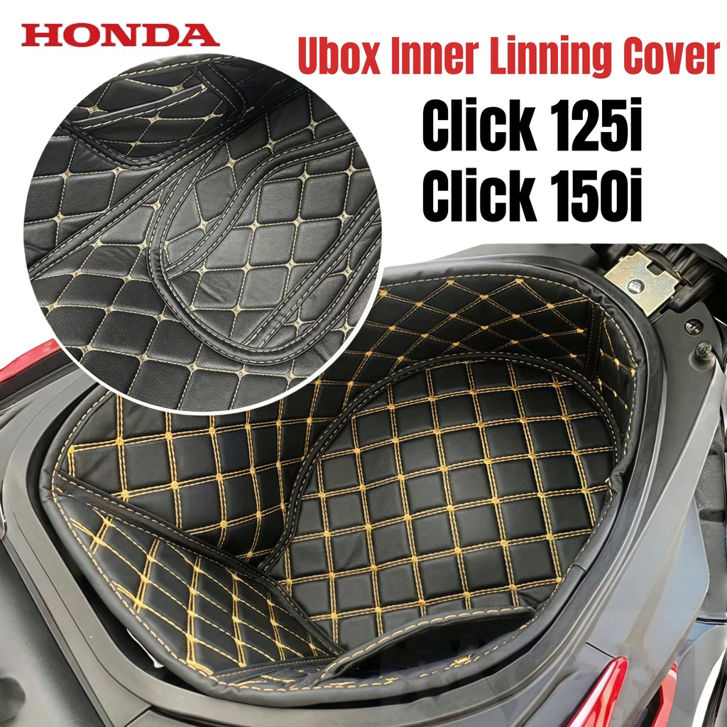 Honda Click 125i/150i UBox Inner Linning Leather Cover Seat Cover ...
