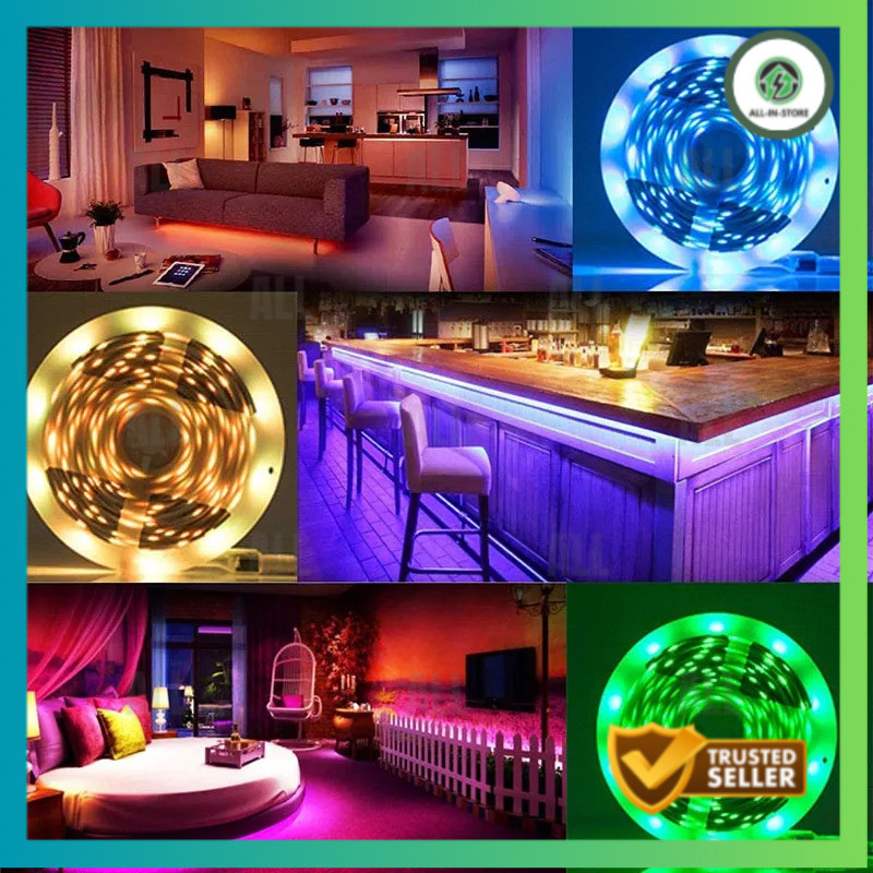 LED Light Strip 10m 20m Colorful Waterproof 2835 LED Strip Light with ...