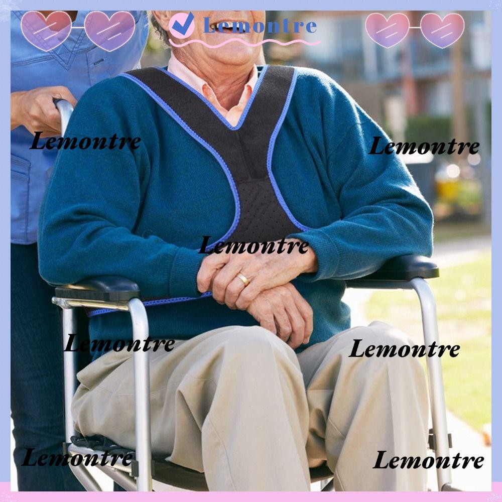 LEMONTRE Wheelchair Waist Strap, Breathable Adjustable Wheelchair Seats ...