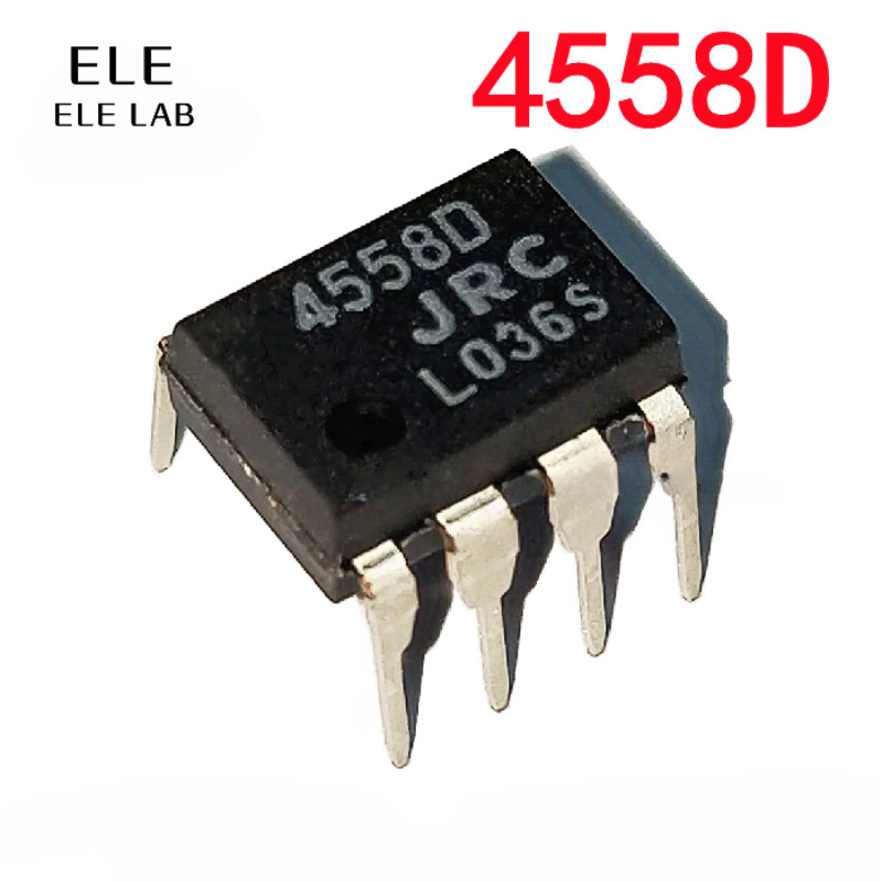 50/20Pcs Original JRC4558D 4558D Dual Op-Amp ICs DIP-8 Audio Operational Amplifiers for Preamps ...