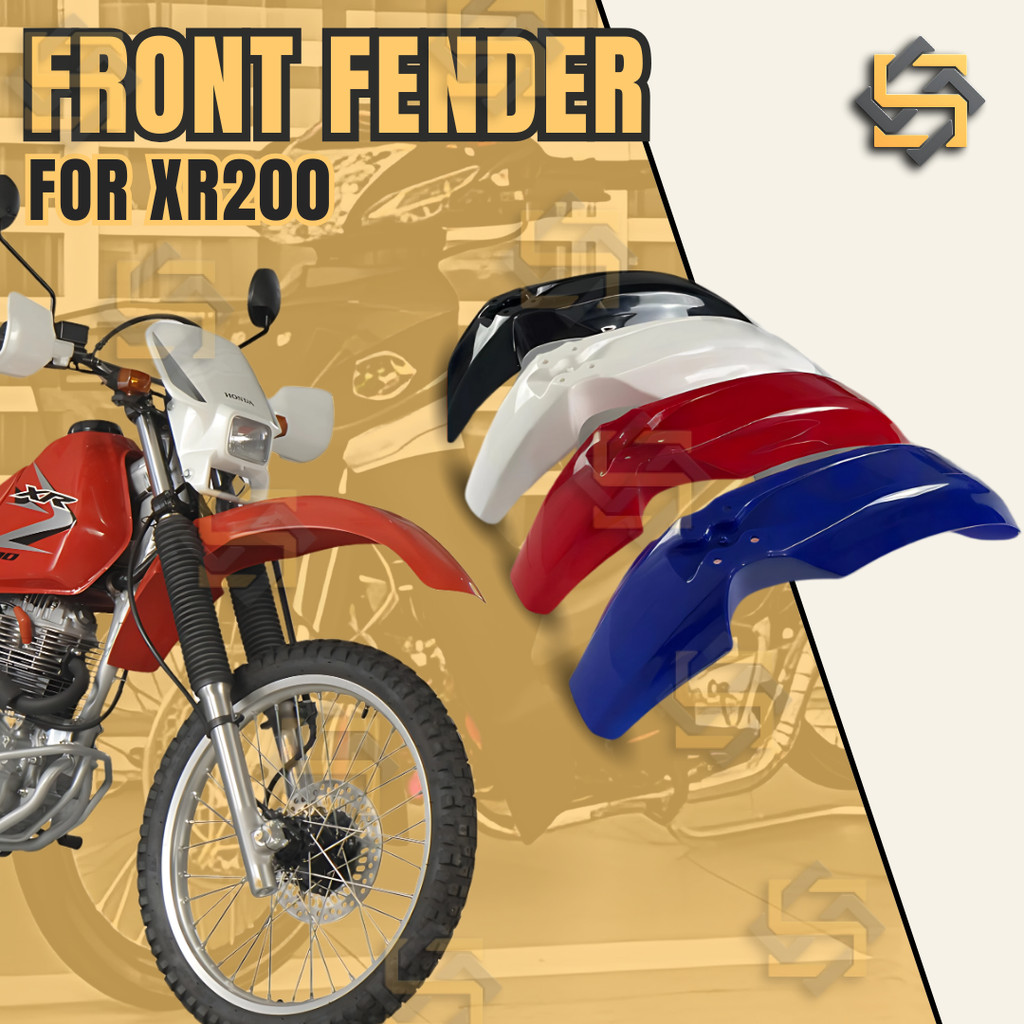 MOTORCYCLE PARTS FRONT FENDER FOR XR200 | Shopee Philippines