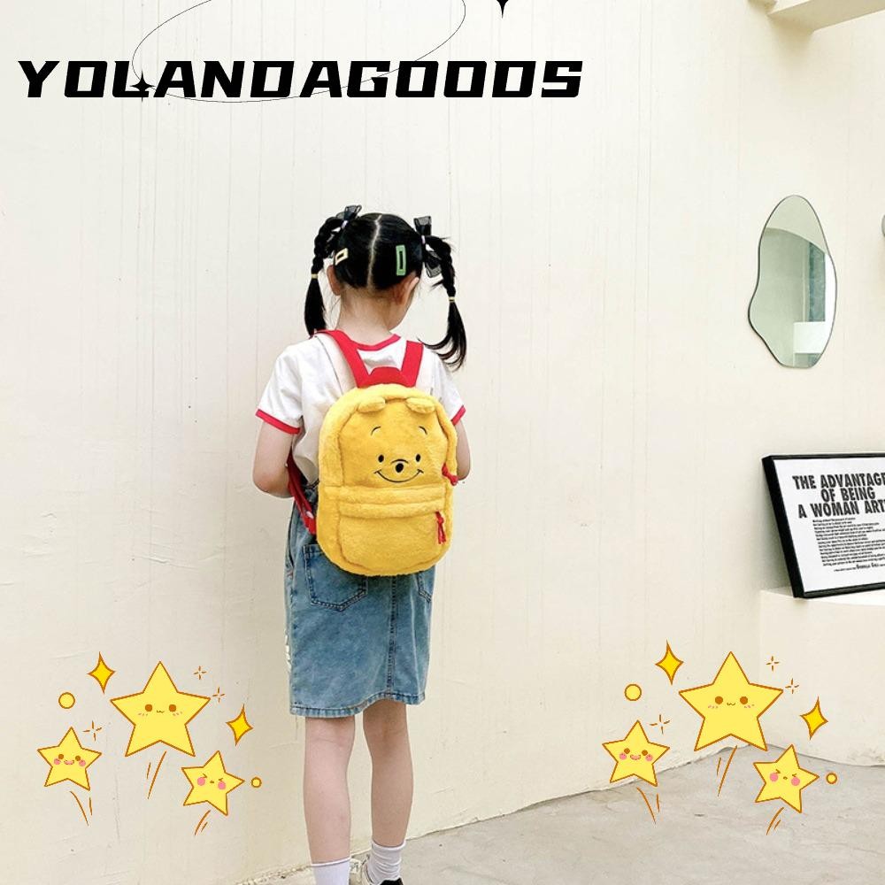 YOLA Plush Backpack, Soft Plush Girls Doll Shoulder Bags, Portable ...