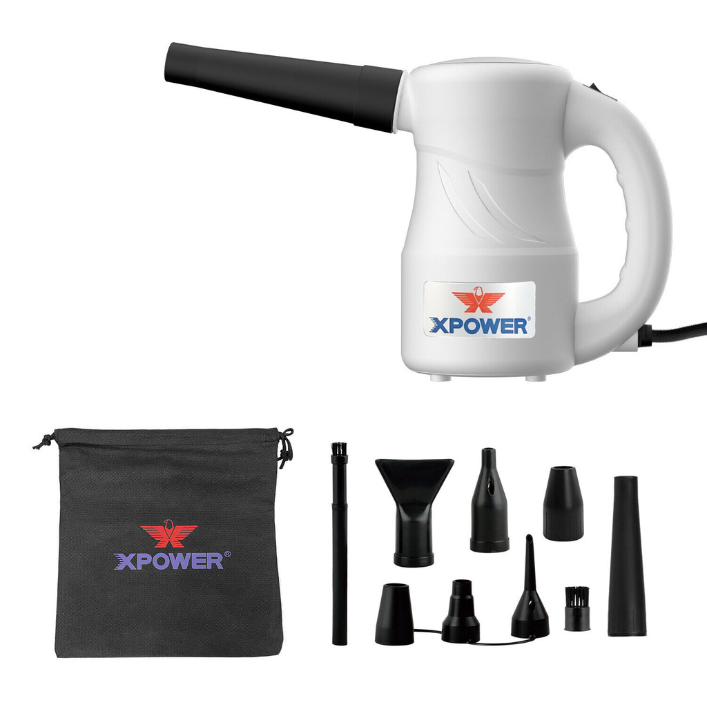 XPOWER A-2S White Computer Cleaner Electric Air Blower Pump Blowing Air ...