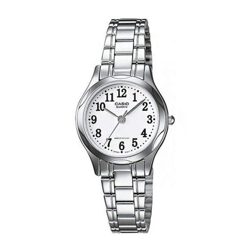 Casio (LTP-1275D-7BDF) Silver Stainless Steel Strap 50 Meter Quartz ...