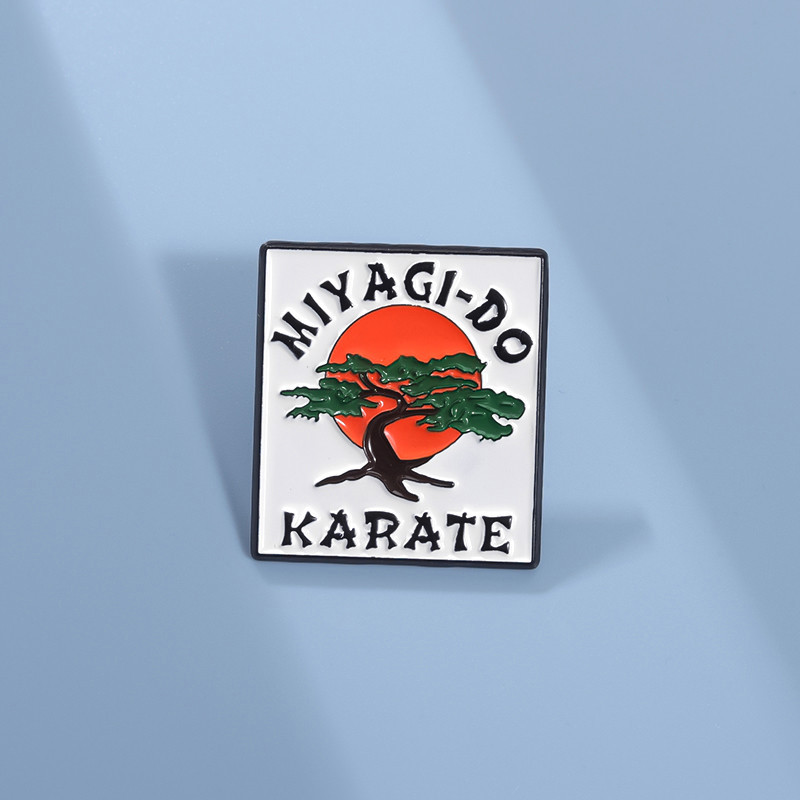 Miyagi-Do Karate Bonsai Tree Enamel Pins Brooches Cartoon Cobra Kai TV ...