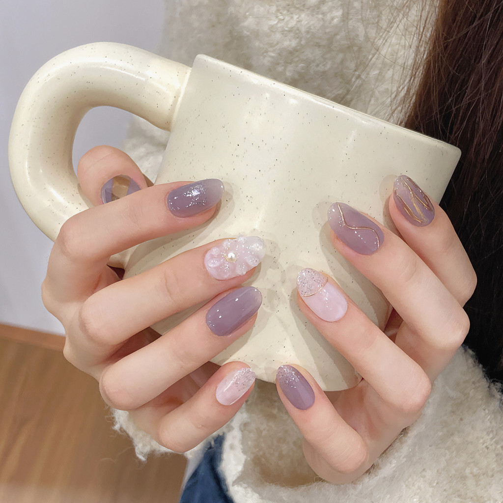 379 [Pure Handmade Real Shot Manicure] Handmade Phototherapy Wearable ...