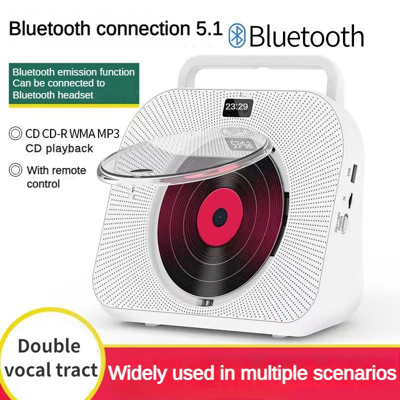 8w Multi Functional Bluetooth Desktop CD Player Handheld Intelligent ...