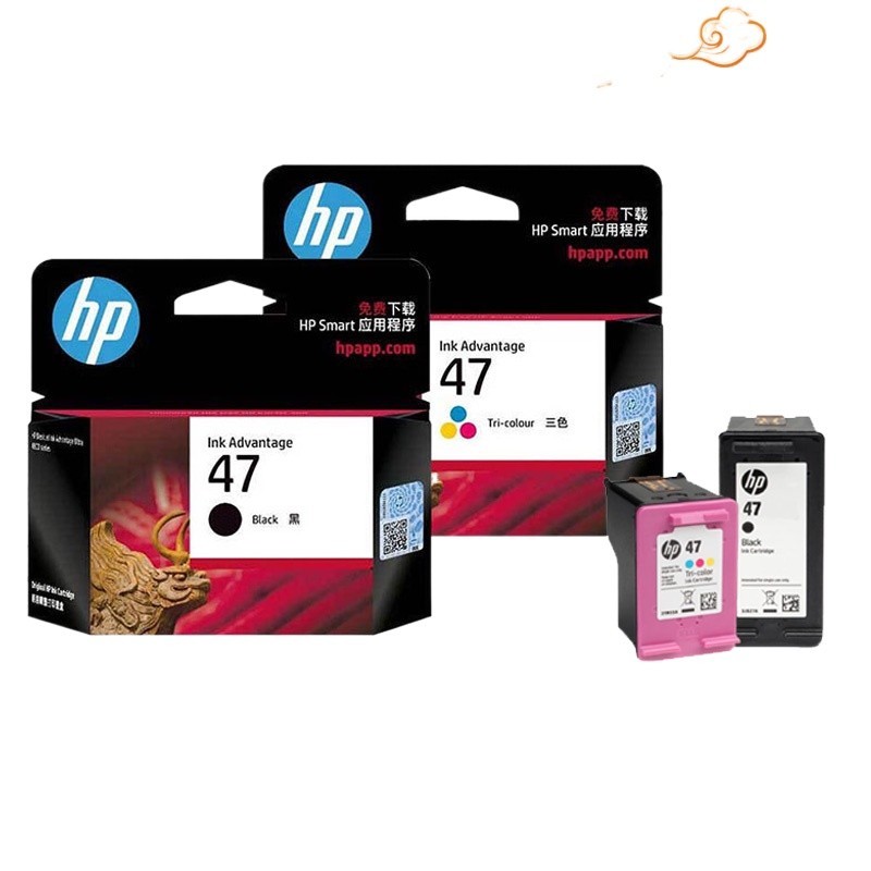 Original HP HP47 ink cartridge black color 4825 4826 4877 4828 4800 ...